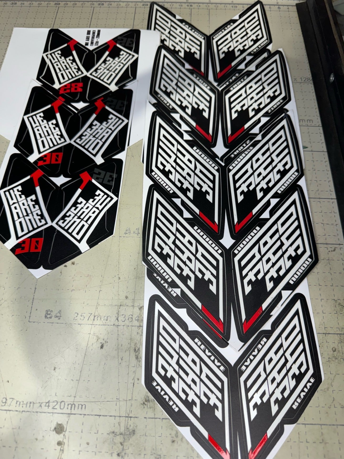 We Are One OEM Rim Decals, Revive, Faction, Union, Strife, Convert, Se